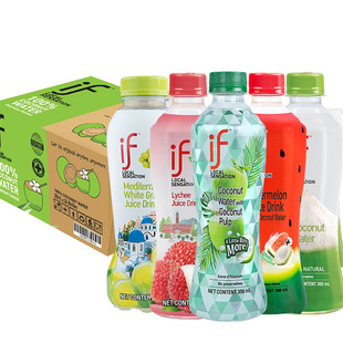 泰泰国if 天然椰子水350ml 进口NFC果汁饮料天然纯椰青水0添加-阿里巴巴