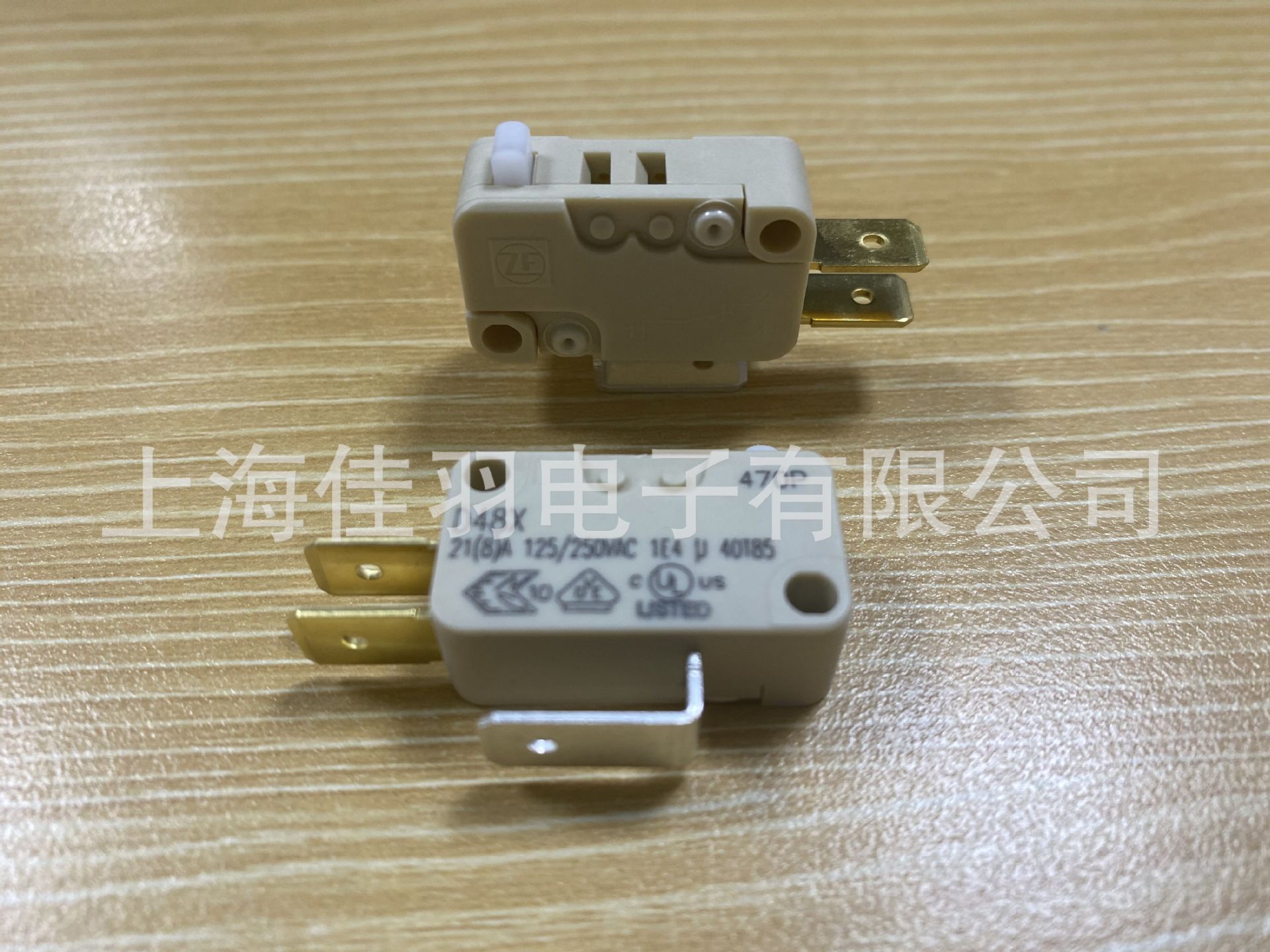 ZF微动开关 D48X微动开关D489-V1AA 复位按钮6.3宽脚21A大电流-阿里巴巴