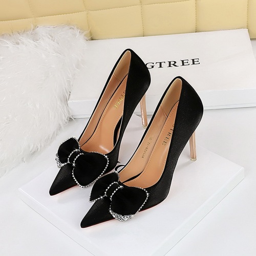 1829-H31 European and American Banquet High Heels Women's Shoes Metal ...