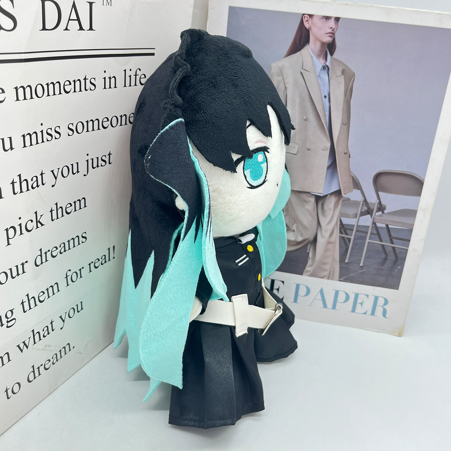 跨境新款Demon Slayer Tokitou Muichiro Plush鬼灭之刃玩偶公仔-阿里巴巴