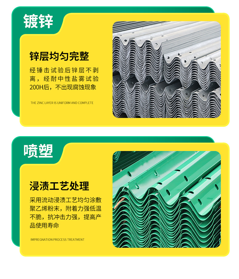 波形护栏高速公路防撞波型护栏板GR-c-4E/2E双波波形护栏板-阿里巴巴