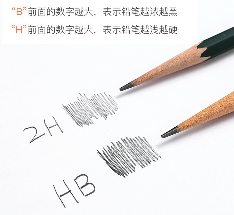中华铅笔HB/H/2H/3H/6H/B/2B/3B/4B/5B/6B/8B中华牌学生绘图铅笔-阿里巴巴