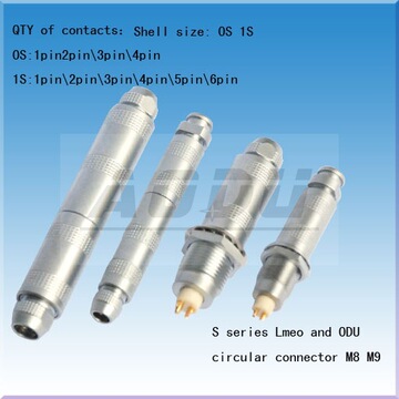 lemo接头半月式 兼容欧度航空插头0S 1S 2S对接雷莫连接器PCA FFA-阿里巴巴
