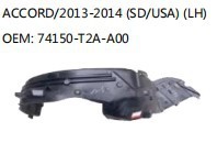 叶子板内衬适用于本田雅阁HONDA ACCORD/2013-2014 74150-T2A-A00-阿里巴巴