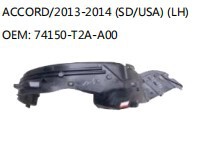 叶子板内衬适用于本田雅阁HONDA ACCORD/2013-2014 74150-T2A-A00-阿里巴巴