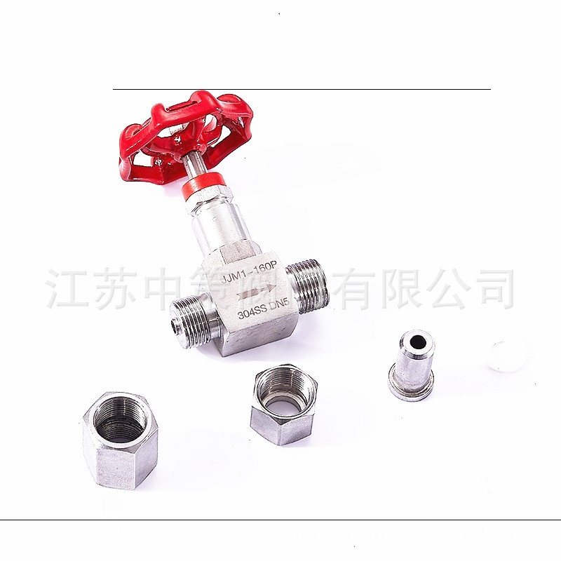 JJM1-160P不锈钢压力表针型阀 SS304 DN6 DN10 DN14 DN15 DN20-阿里巴巴