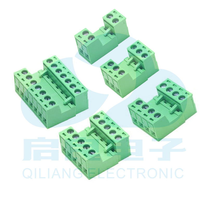 插拔式接线端子KF2EDGRK-5.08免焊接2p/3p/4p/5p/6p/7p公母对接-阿里巴巴