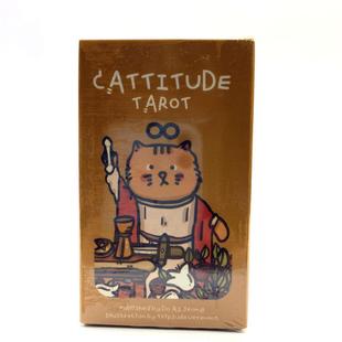 Cattitude Tarot 态度猫猫塔罗牌 韦特系 tarot cards-阿里巴巴
