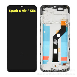 适用于传音Tecno Spark 6 Air屏幕总成KE6手机液晶显示屏LCD 带框-阿里巴巴