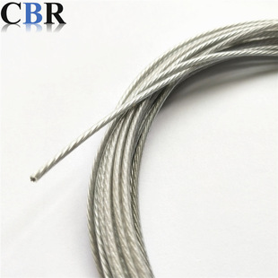 大量热销1x19透明包胶钢丝绳各种颜色包塑钢丝绳2 0mm涂到3 0mm 阿里巴巴