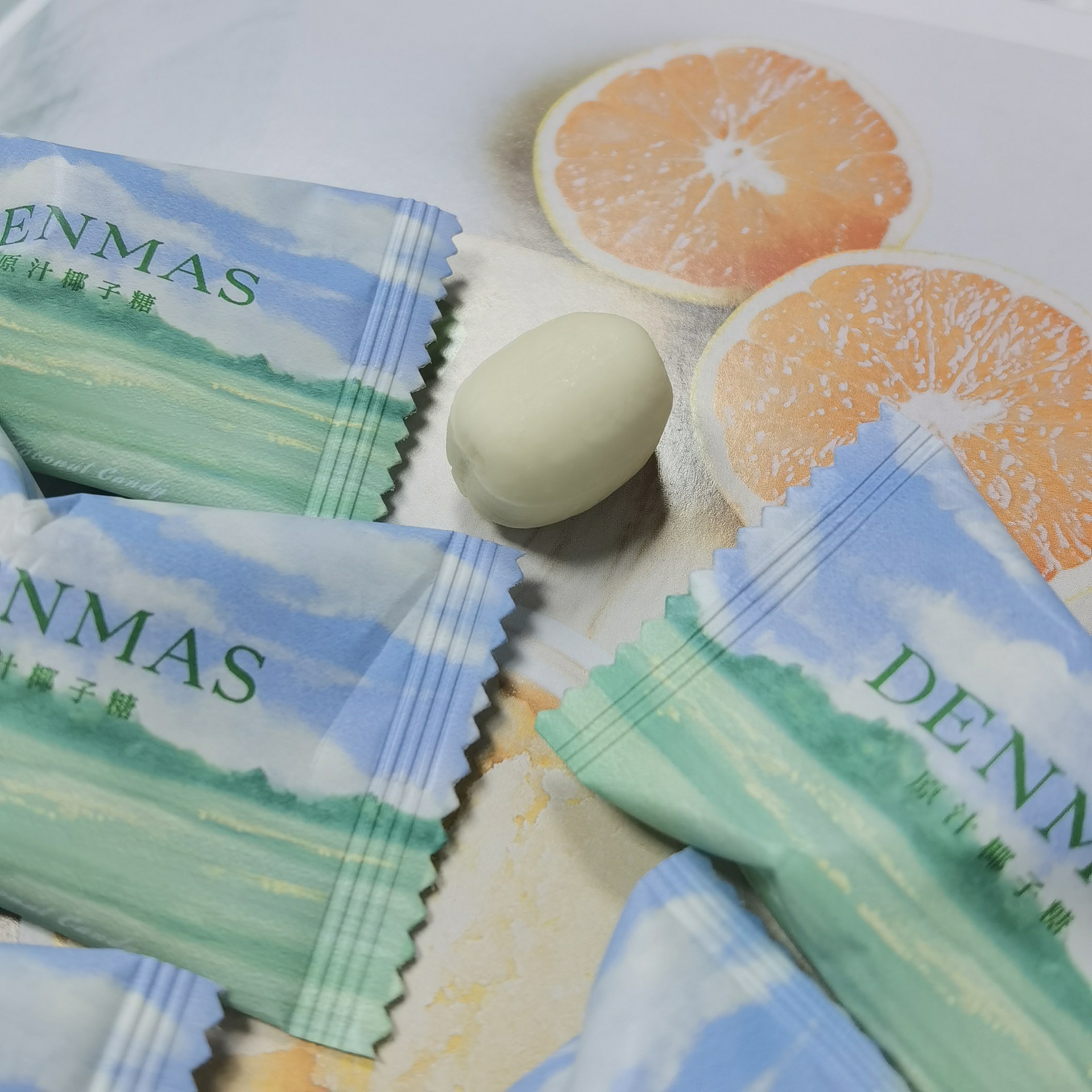 DENMAS丹玛仕 原汁椰子糖600g约96颗结婚喜糖休闲零食-阿里巴巴