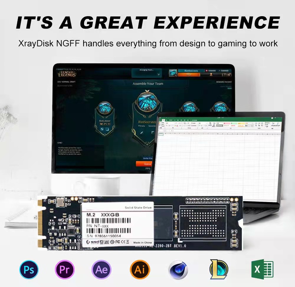 跨境外贸M.2 NGFF接口 4TB2TB高速固态硬盘台式笔记本电脑通用-阿里巴巴