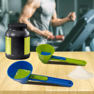 新品Mess Free Measuring Funnel创意蛋白粉滑动勺鸡蛋黄分离漏斗-阿里巴巴