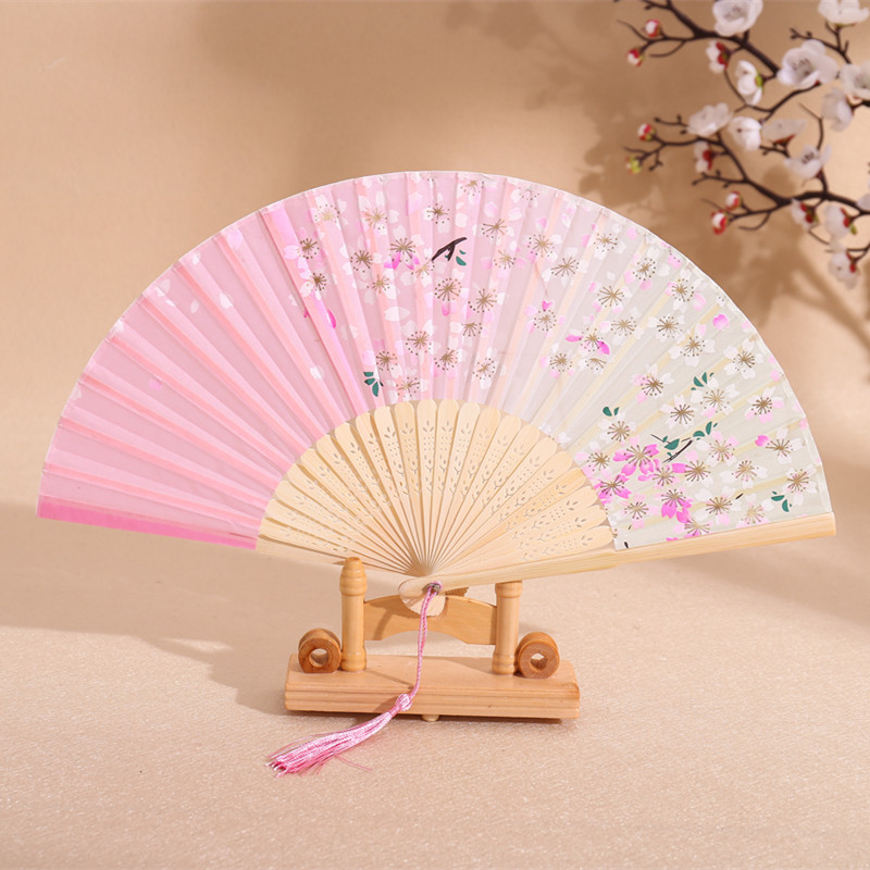 2pcs Ancient Hanfu fairy dress Folding Fans for women girls Chinese ...