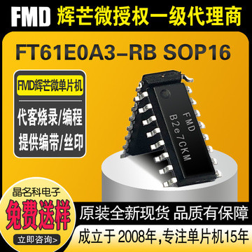 FT61E0A3-RB SOP16辉芒微代理直销FMD单片机微控制器MCU8位代烧录-阿里巴巴