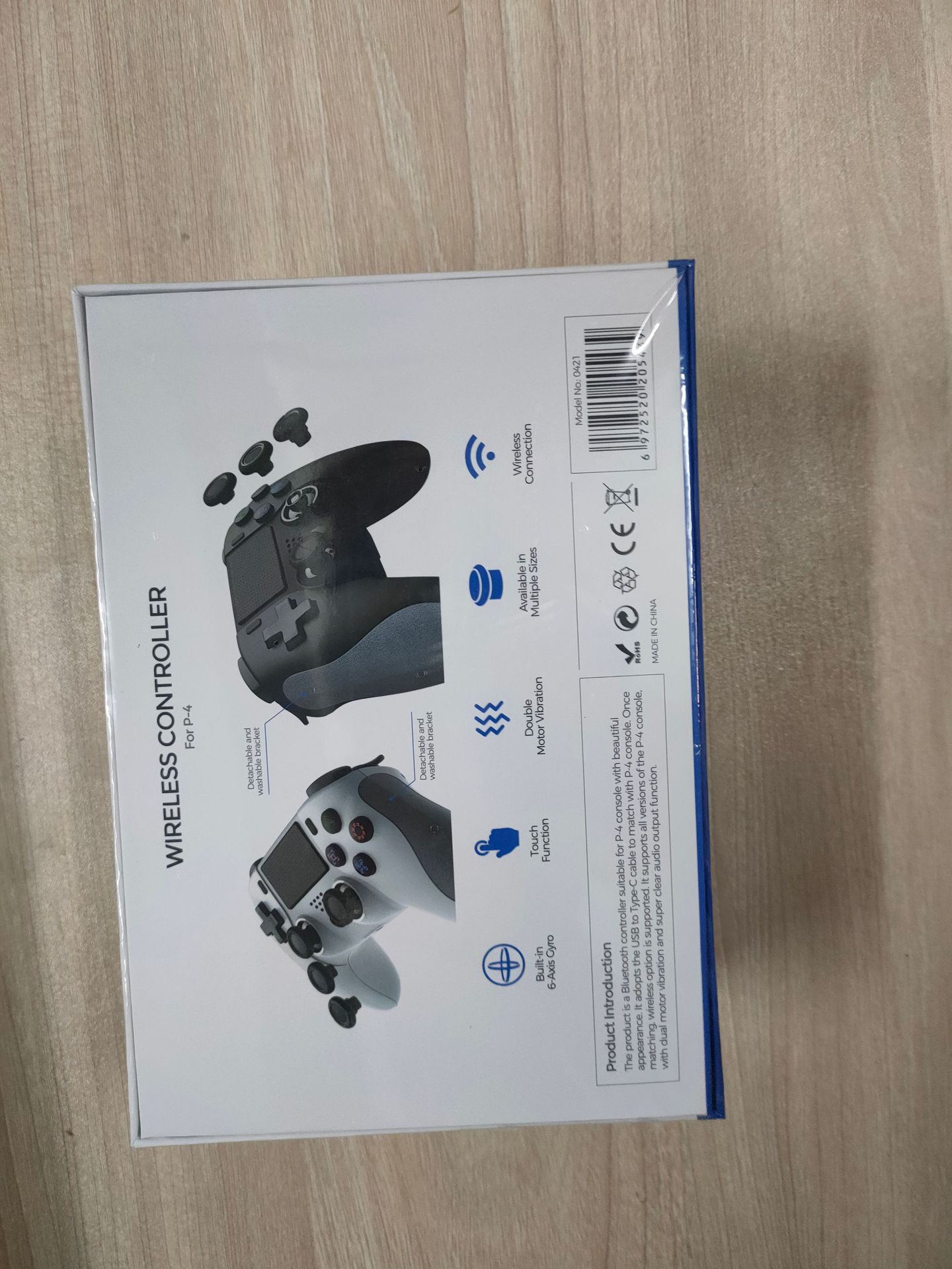 无线蓝牙游戏手柄 无线手柄带六轴双马达振动功能 TP4-0421-阿里巴巴