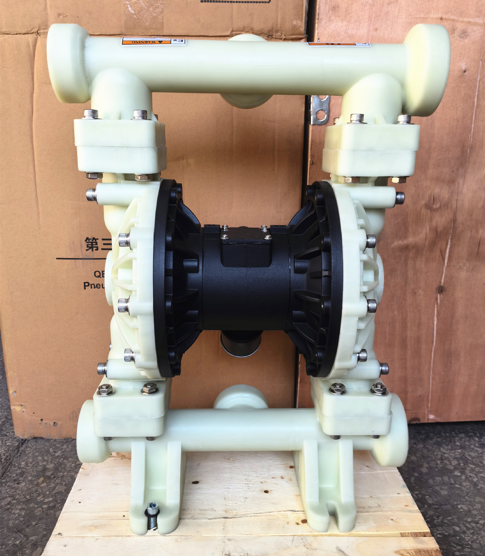 厂家QBY3-25A工程塑料耐腐蚀气动隔膜泵QBK-40PP耐酸碱特氟龙防爆-阿里巴巴