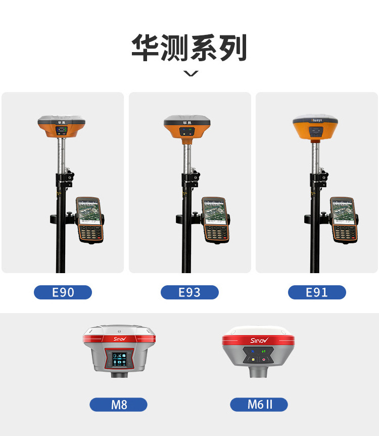 高精度华测rtk测量仪gps全套卫星定位定点工程坐标放样C6-阿里巴巴