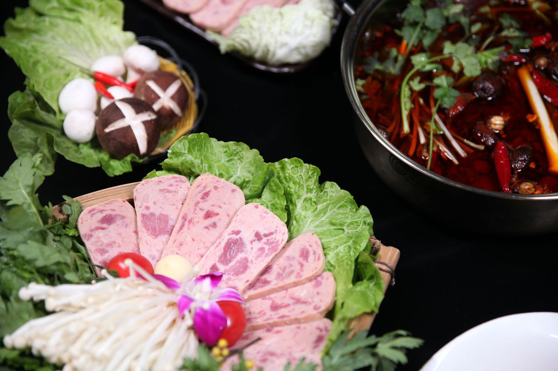 35汇泉肉多多午餐肉罐头340g*24熟食火锅三明治早餐泡面速食火腿-阿里巴巴