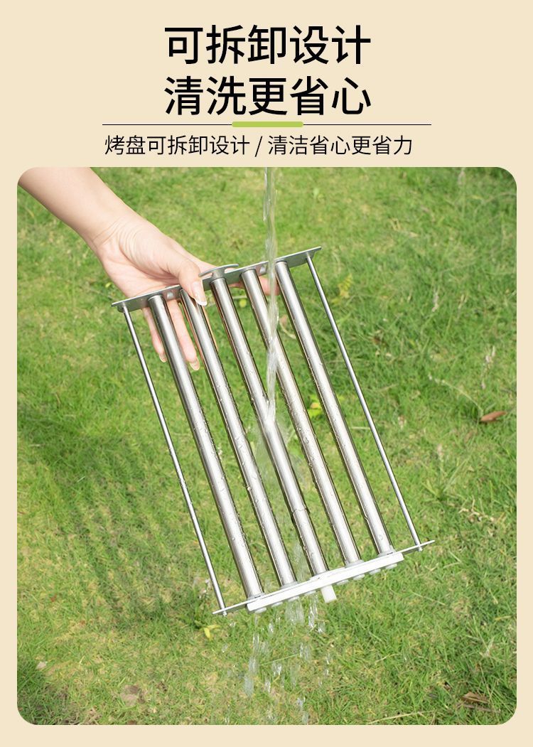 L6F烤肠机家用小型香肠热狗电烤炉盘户外野营露营车载外放电烧烤-阿里巴巴