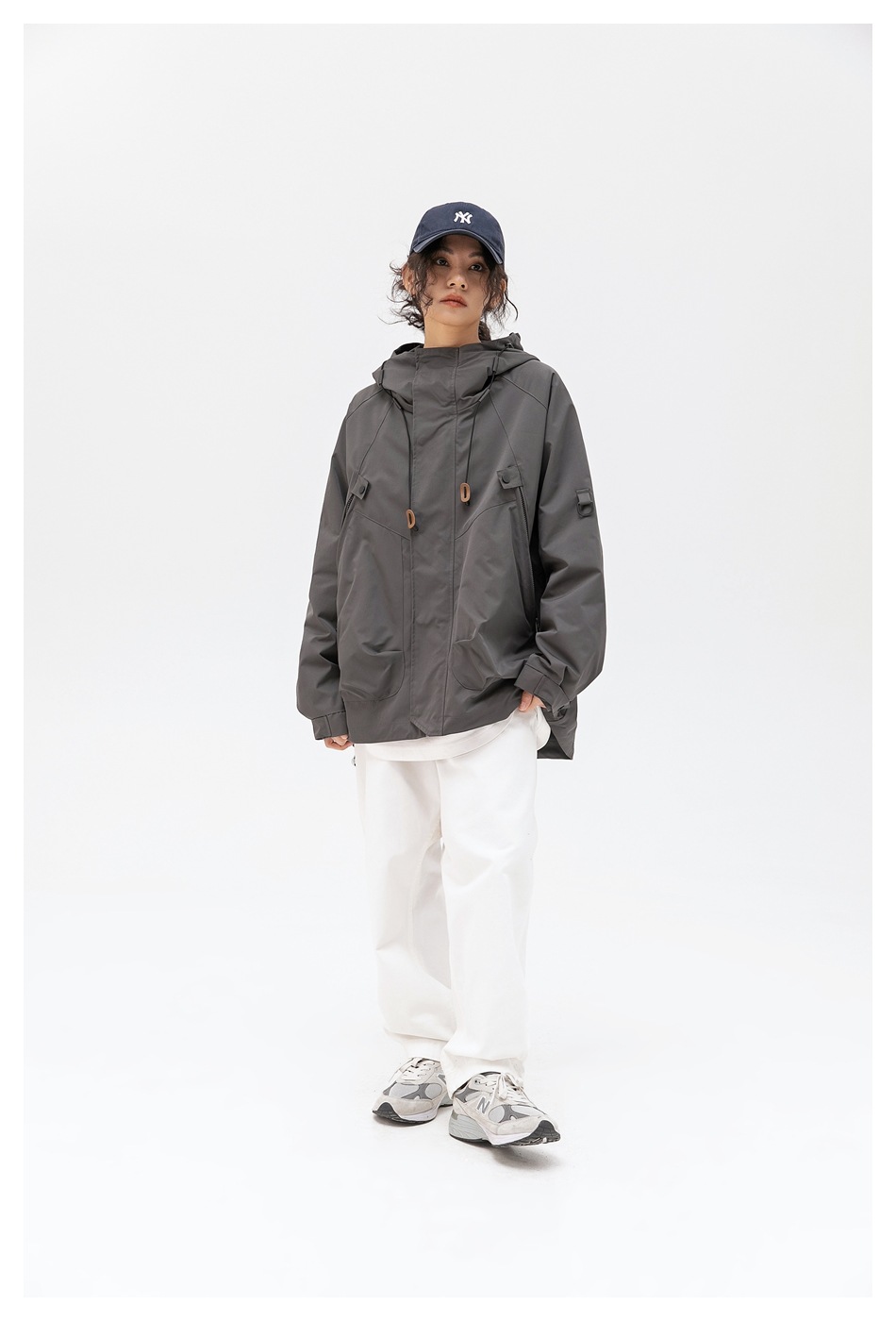 ADAM FREAK美式国潮牌机能风冲锋衣山系户外连帽夹克外套男女C39-阿里巴巴