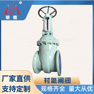 明精衬氟大口径闸阀 Z41F46-16C闸阀-阿里巴巴