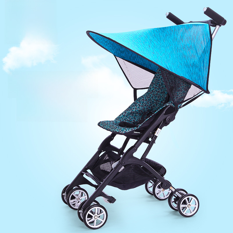 [Upgraded version] Baby stroller awning universal full canopy umbrella ...