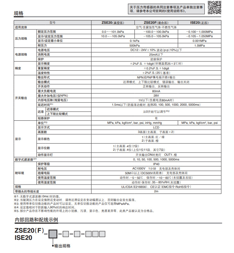 SMC数显压力开关ISE20-N-M5-L真空负压表ZSE20F-N/P-P/M-M5/01-LD-阿里巴巴