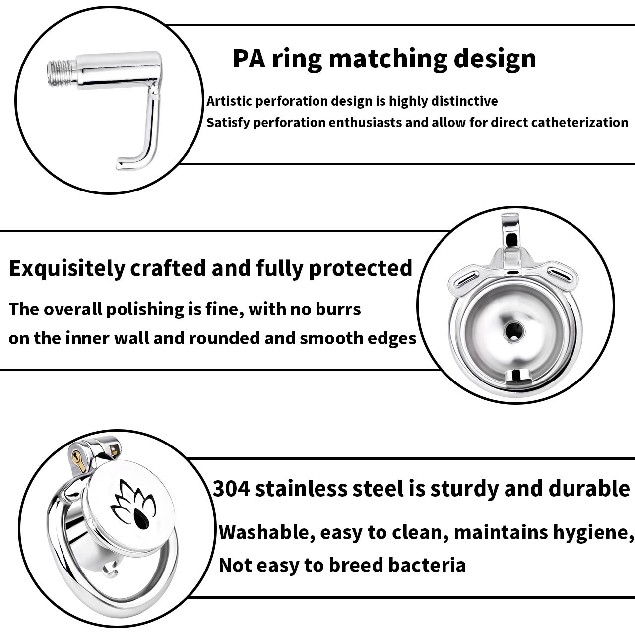 FRRK-3239 不锈钢金属穿刺PA锁CB平板大尿托负极简约贞操锁负数锁-阿里巴巴