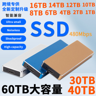 跨境SSD固态移动硬盘便携式1TB高速超薄小巧扩容大容量便携移动盘-阿里巴巴