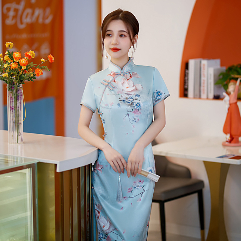 traditional qipao dress to restore ancient ways improved cheongsam ...