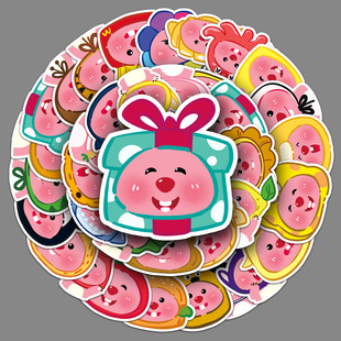 50张手绘loopy个性卡通可爱露比手账装饰水杯行李箱手机创意贴纸-阿里巴巴