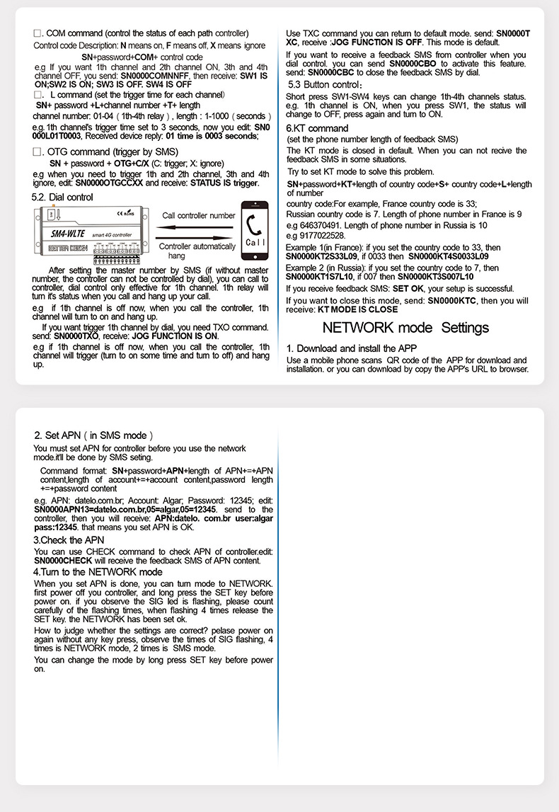 SM4-WLTE-EA外贸4路4G多路传感 APP/WEB 热电偶PT100 SMS停电报警-阿里巴巴