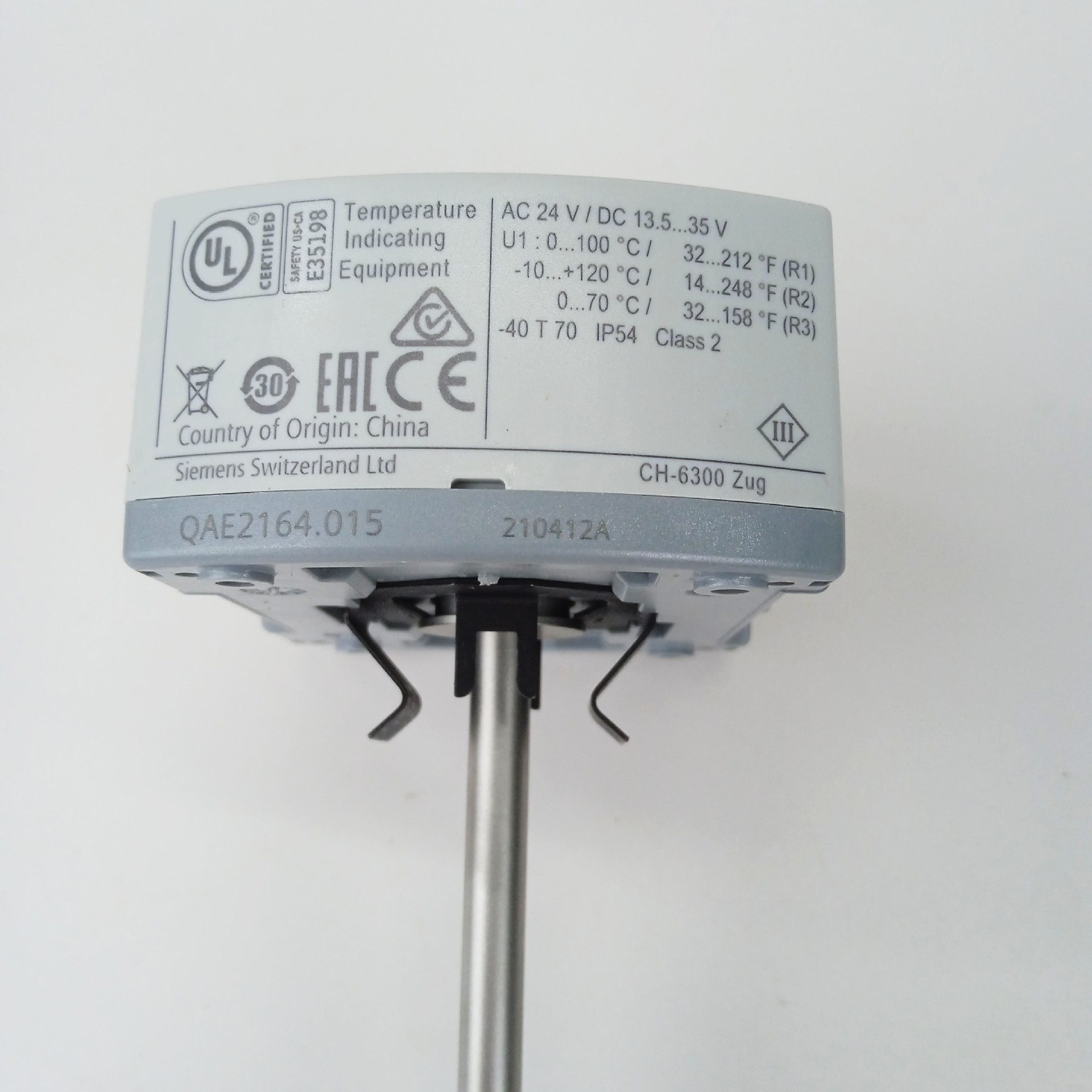 西门子QAE2112/2120/2130.010 QAE2164/2174.015水管温度传感器-阿里巴巴