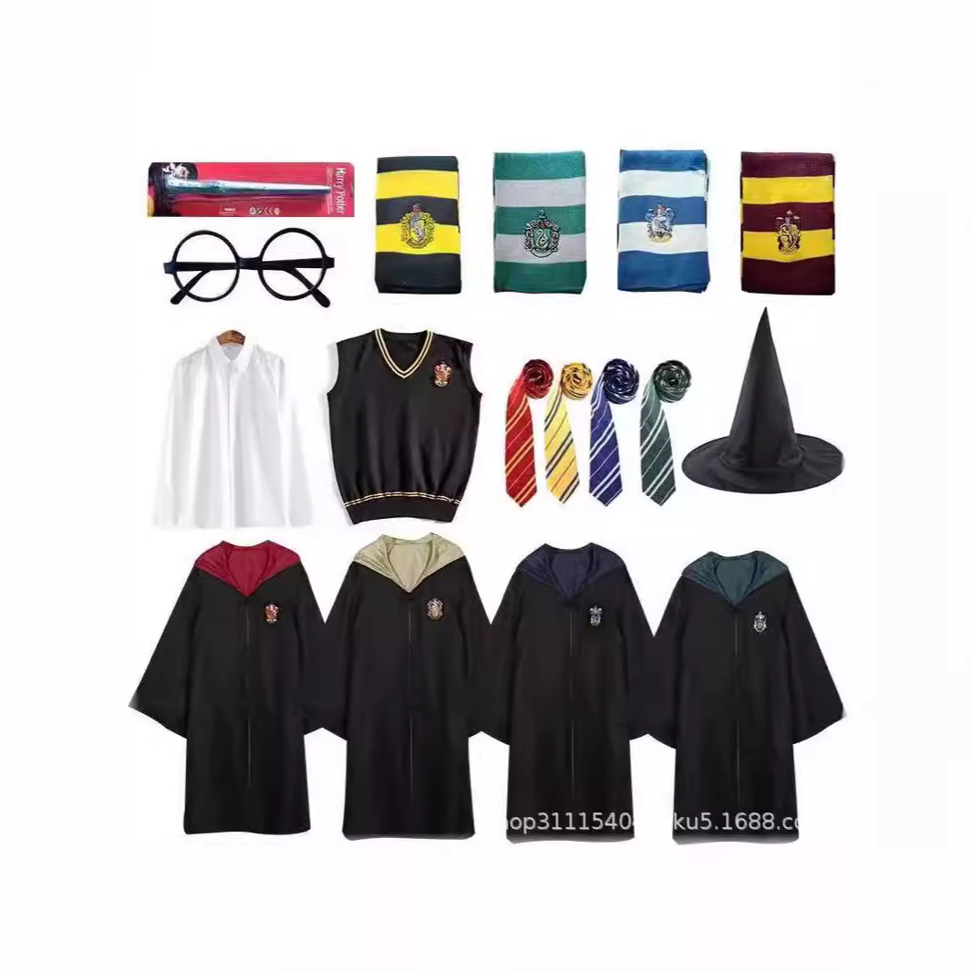 Harry Potter Magic Robe cosplay Costume Hermione Costume Halloween ...