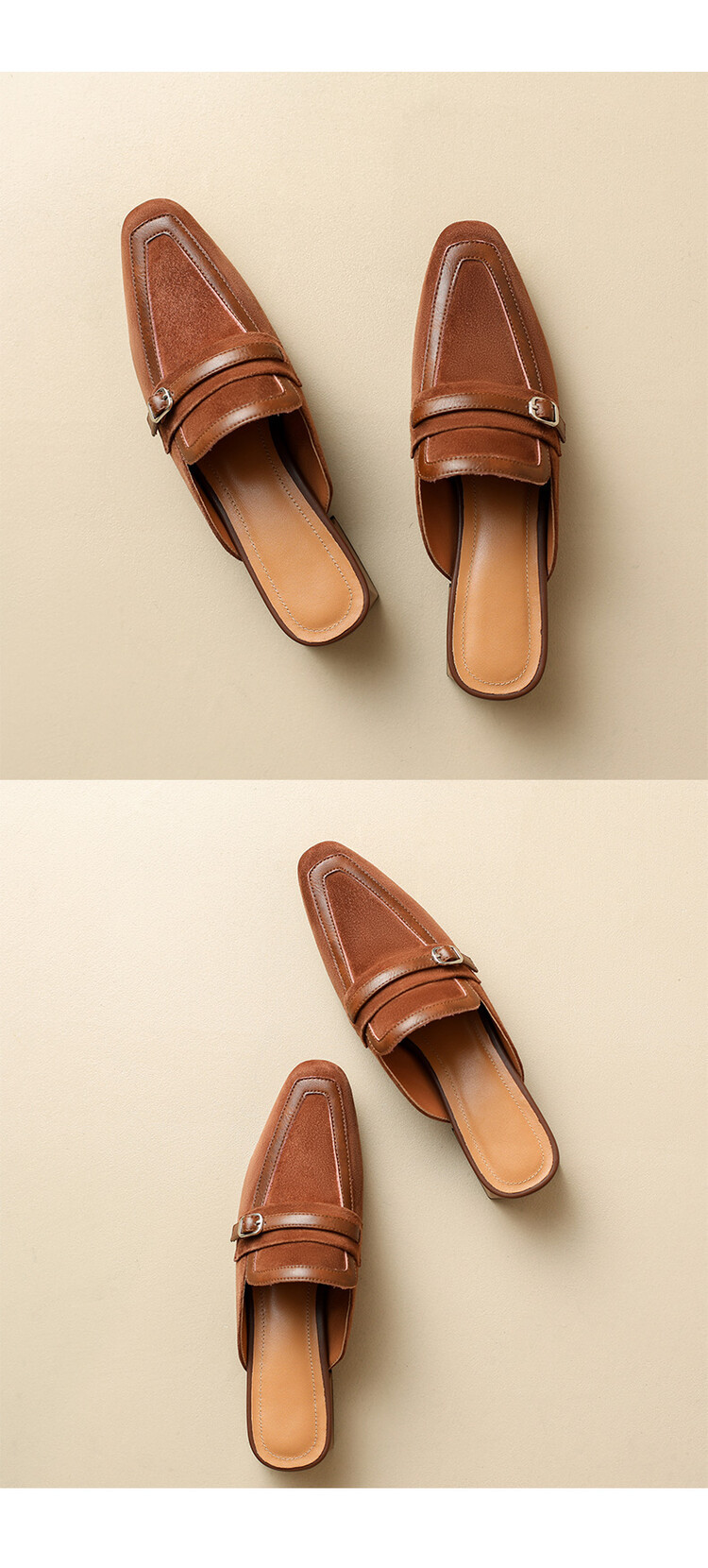 CHIKO Kylie Square Toe Block Heels Clogs/Mules Shoes