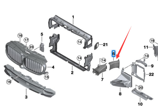 51747394665 51747394666 适用于宝马5系 G30 G31刹车通风口-阿里巴巴