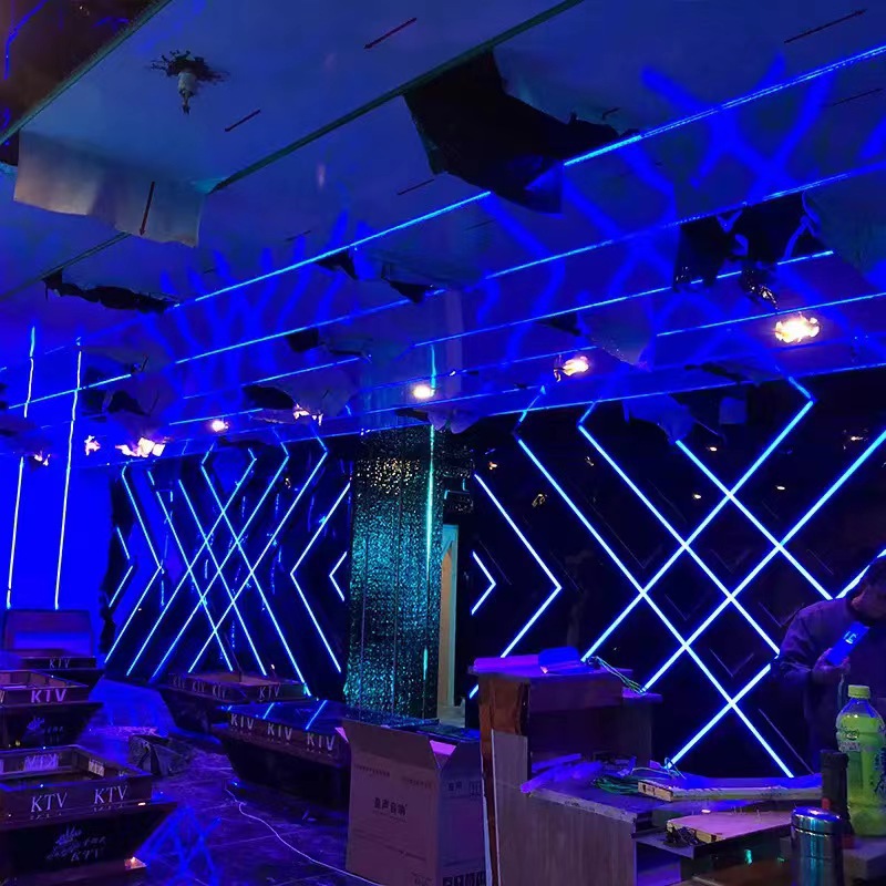 led black line lamp with slot embedded aluminum slot U-shaped linear ...