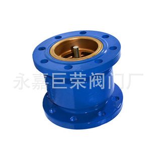 H41X-16Q铁芯/铜芯消声止回阀逆止阀DN50 65 80 球墨铸铁-阿里巴巴