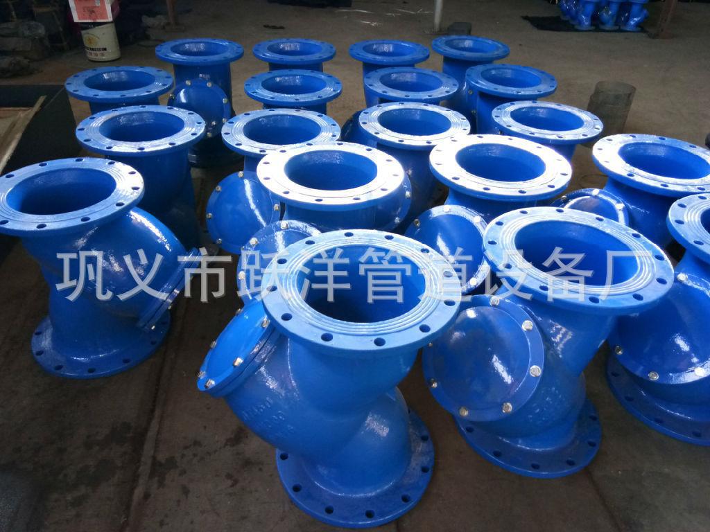 铸铁Y型过滤器GL41H-16P 球墨铸铁QT450法兰单向管道液体过滤器-阿里巴巴