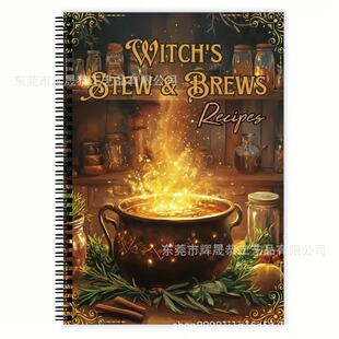 跨境新款WITCH'S STEW & BREWS Decipes女巫的炖菜和魔法食谱-阿里巴巴