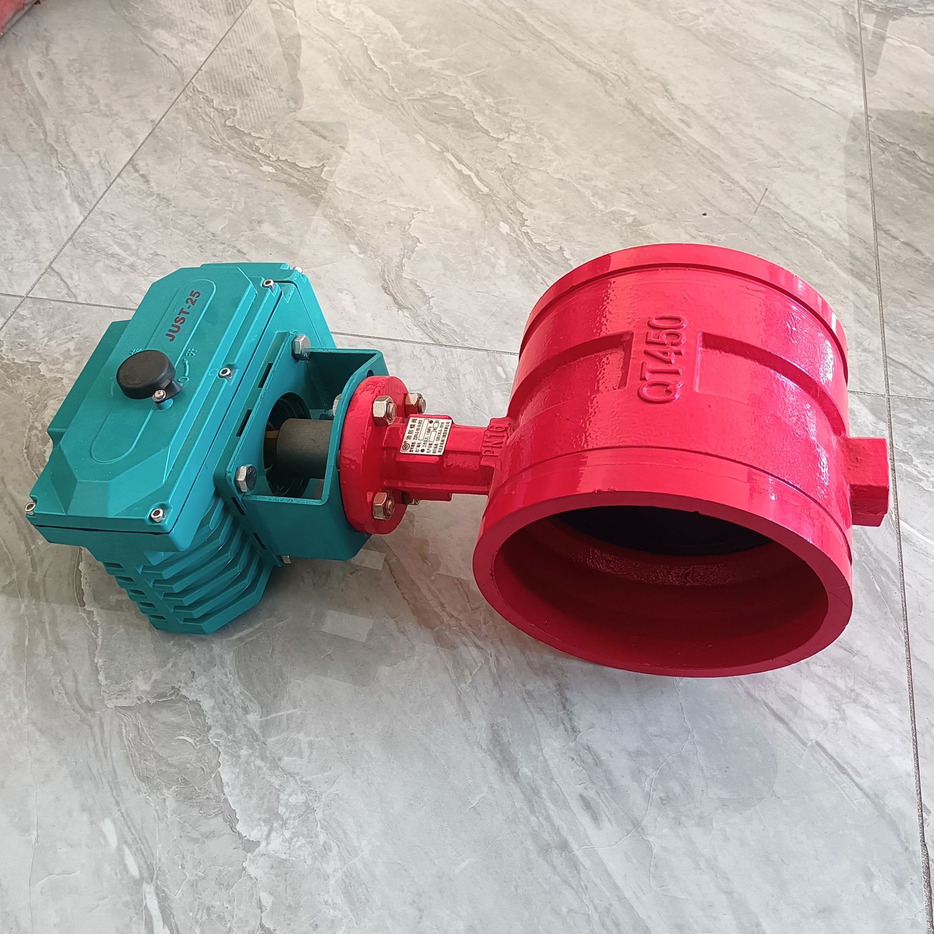 消防阀门 手柄沟槽蝶阀 涡轮信号手动卡箍蝶阀 D381X XD381X-阿里巴巴