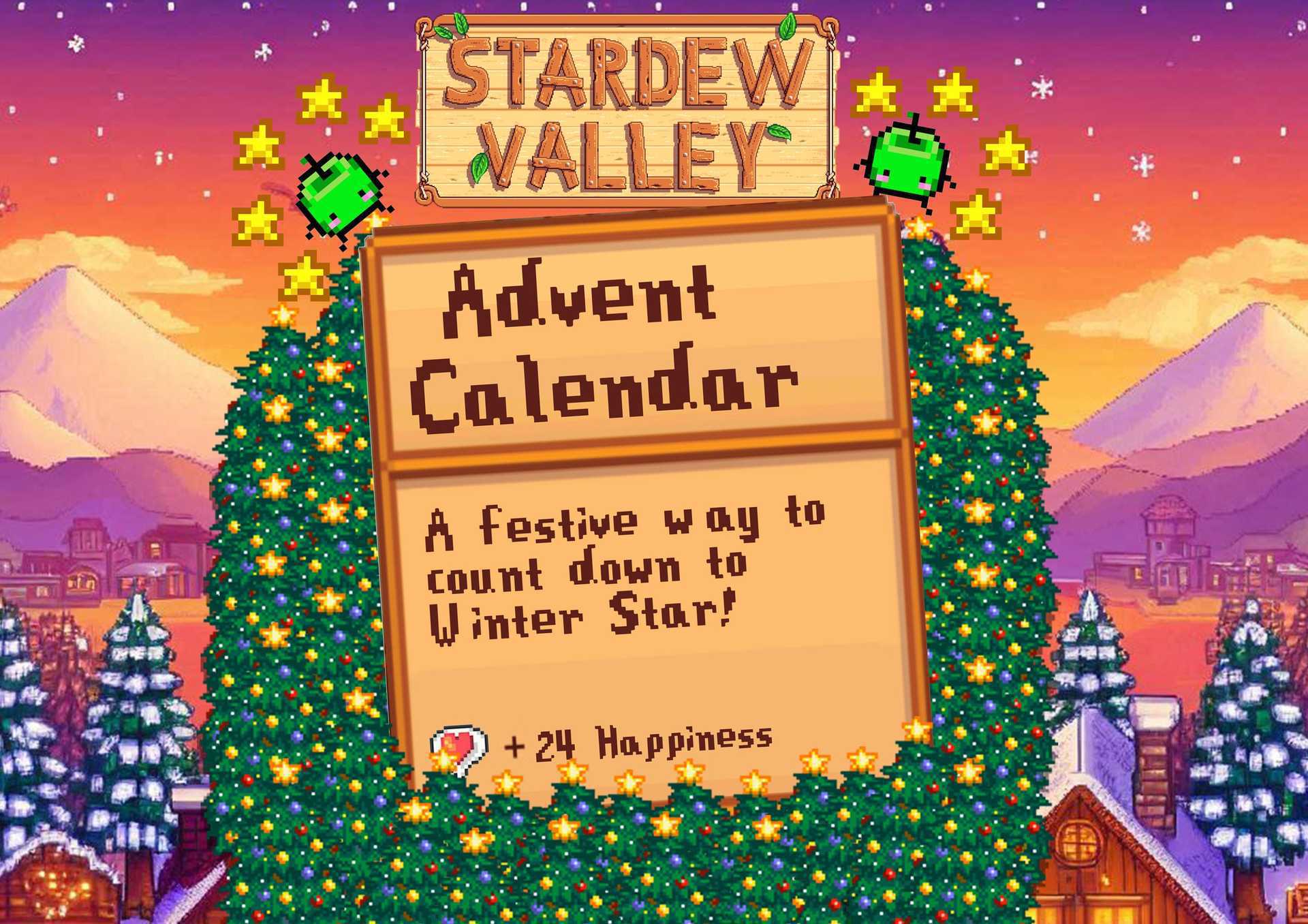 Stardew Valley Advent Calendar 星露谷降临节日历跨境新品简约-阿里巴巴