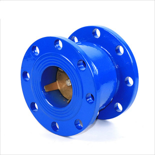 天津卡尔斯 HC41X-16Q球墨铸铁法兰消声止回阀 逆止阀DN40 50-400-阿里巴巴