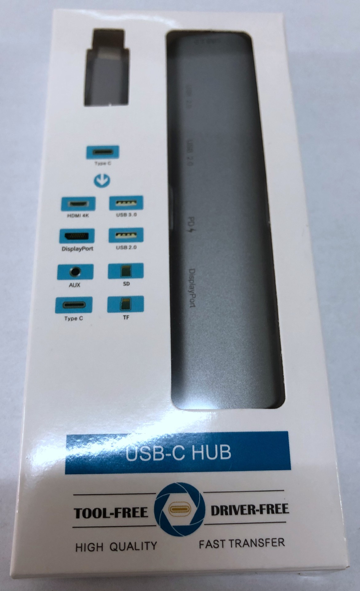 私模现货5合1 type-c扩展坞大DP 4K@60Hz高刷新率PD60W拓展坞-阿里巴巴