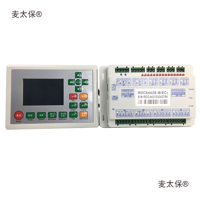 激光切割机雕刻RD6442睿达控制卡320A6445主板摄像头自动巡麦太保-阿里巴巴