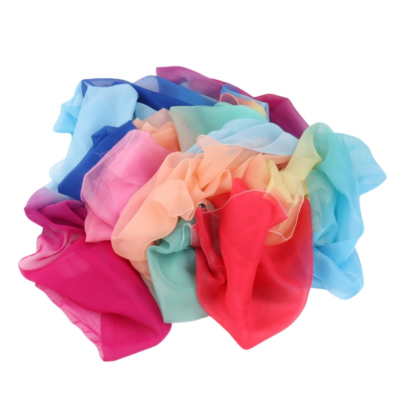 Silk scarf flowering and rainbow 24-layer color gradient waterfall ...