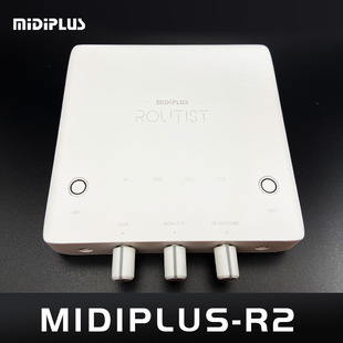 Midiplus Routist R2 MIDI PlUS 外置USB声卡台式笔记本直播录音-阿里巴巴