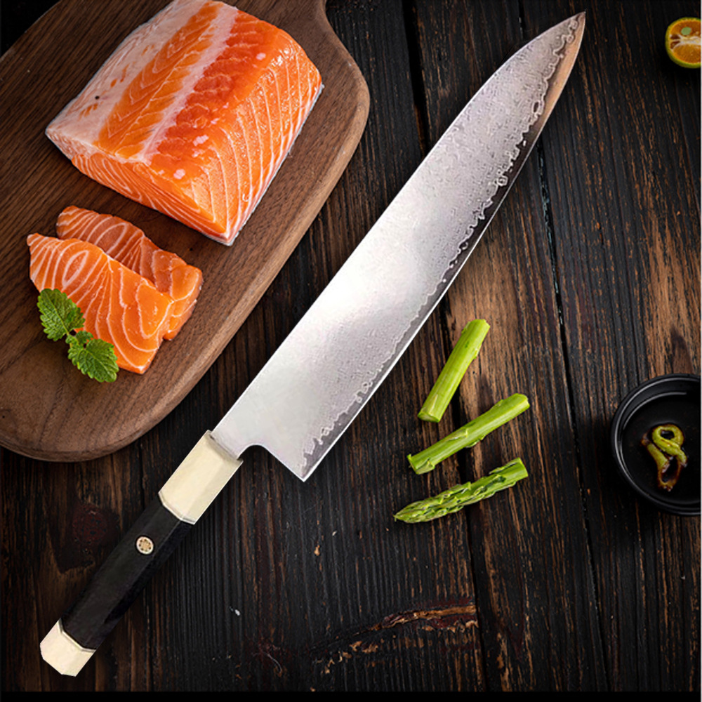 Japanese Sushi Sashimi Chef Knife Salmon Knife Slicer Sharp-阿里巴巴