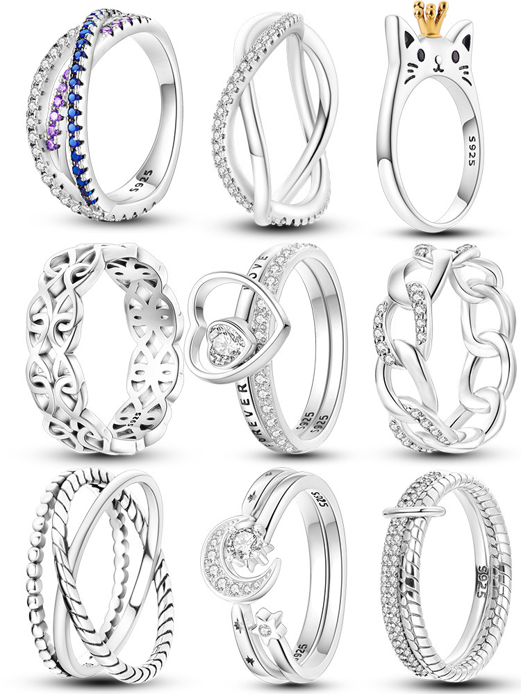 Rings For Women 100% 925 Silver Wholesale Twisted Snake Ring-阿里巴巴